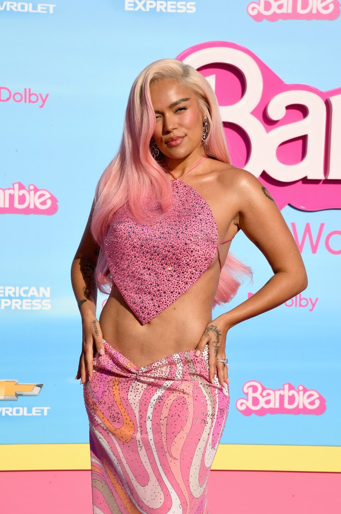 Karol G se muestra más sensual que nunca en la premiere de 'Barbie' - La Vibra
